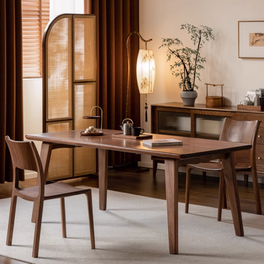 Black walnut Ash large dining long table
