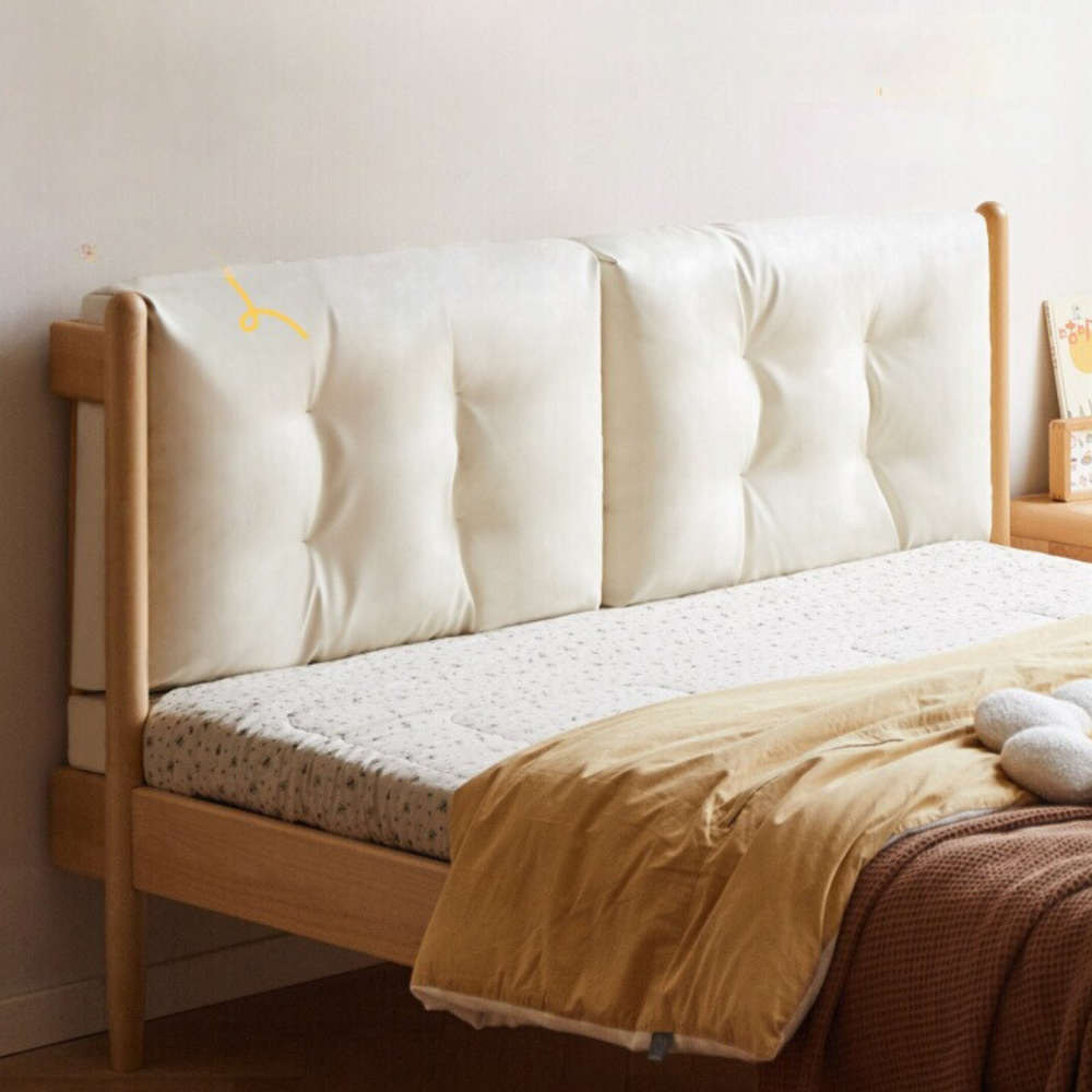 Solid Wood Children's Bed Girl Princess Bed Boy Bedroom Soft Single Bed ...