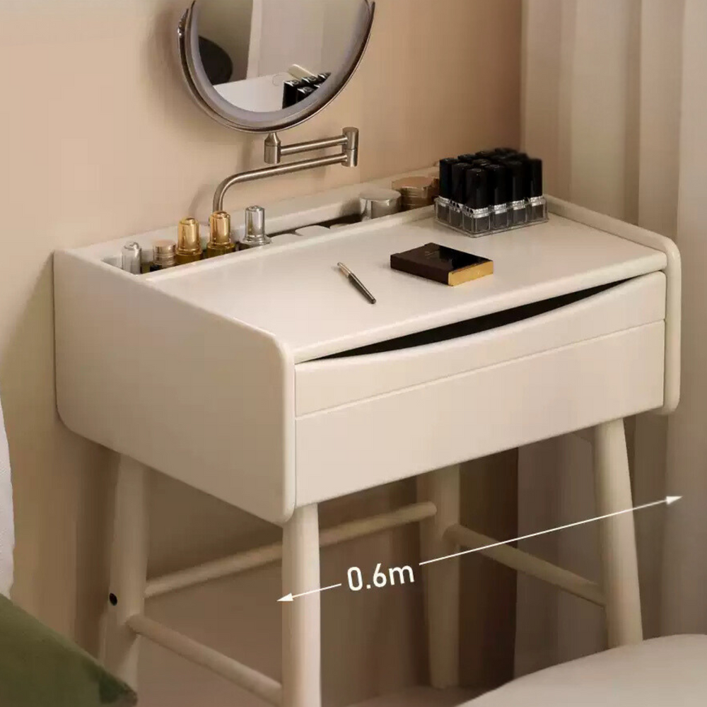 Solid Wood Dressing Table Small White Dressing Table Cream Style ...