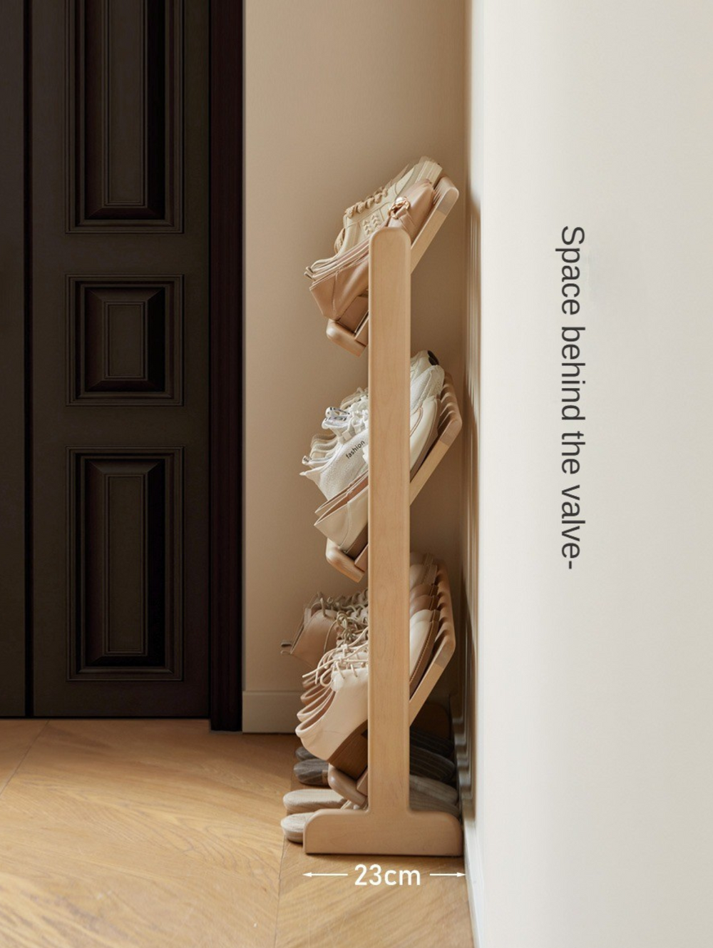 solid wood shoe rack home door multi-layer ultra-thin shoe cabinet ...