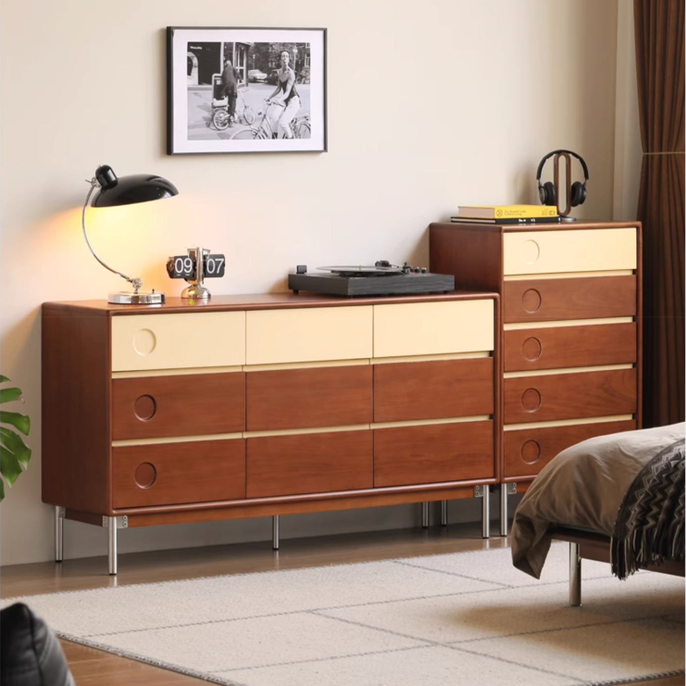 Poplar, Cherry Solid Wood Drawer