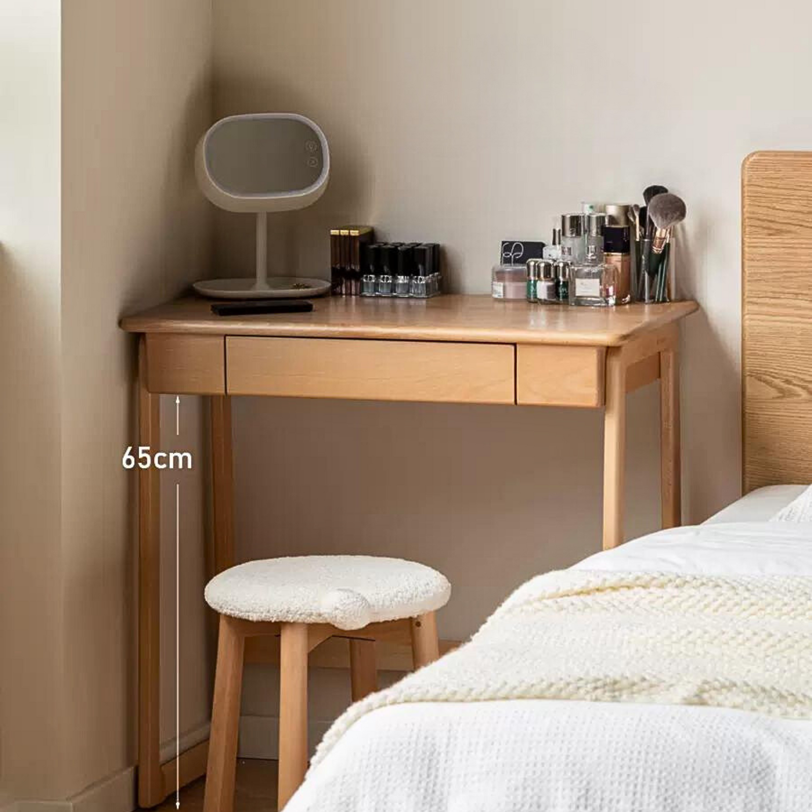 solid wood small desk simple computer desk mouth font leg desk study ...