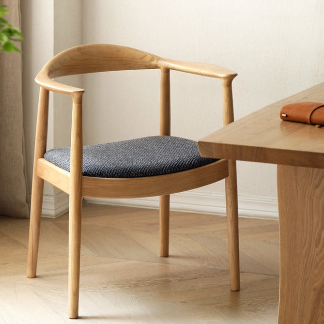 Solid Wood Dining Chair Japanese Ash Presidential Chair Study Book ...