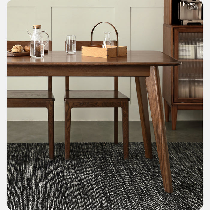 solid wood dining table simple modern ash wood home dining table Nordic ...