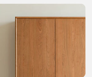 all solid wood wardrobe medieval cherry wood locker handle cabinet door ...