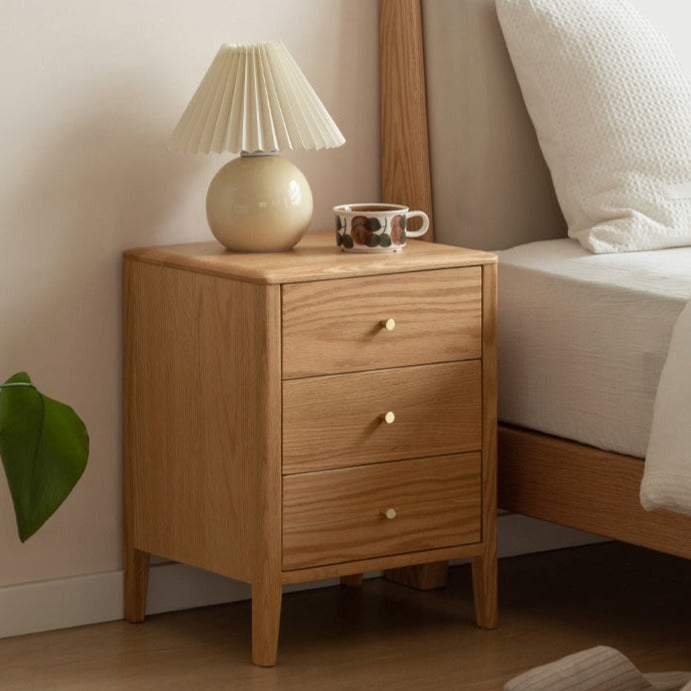 Oak, Cherry Solid Wood Nightstand