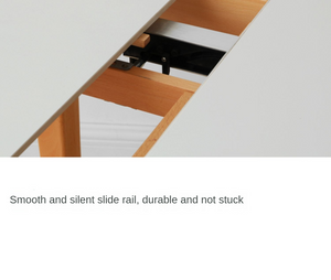 Rock Plate Dining Table Modern and Simple Household Beech Folding ...