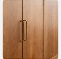 all solid wood wardrobe medieval cherry wood locker handle cabinet door ...