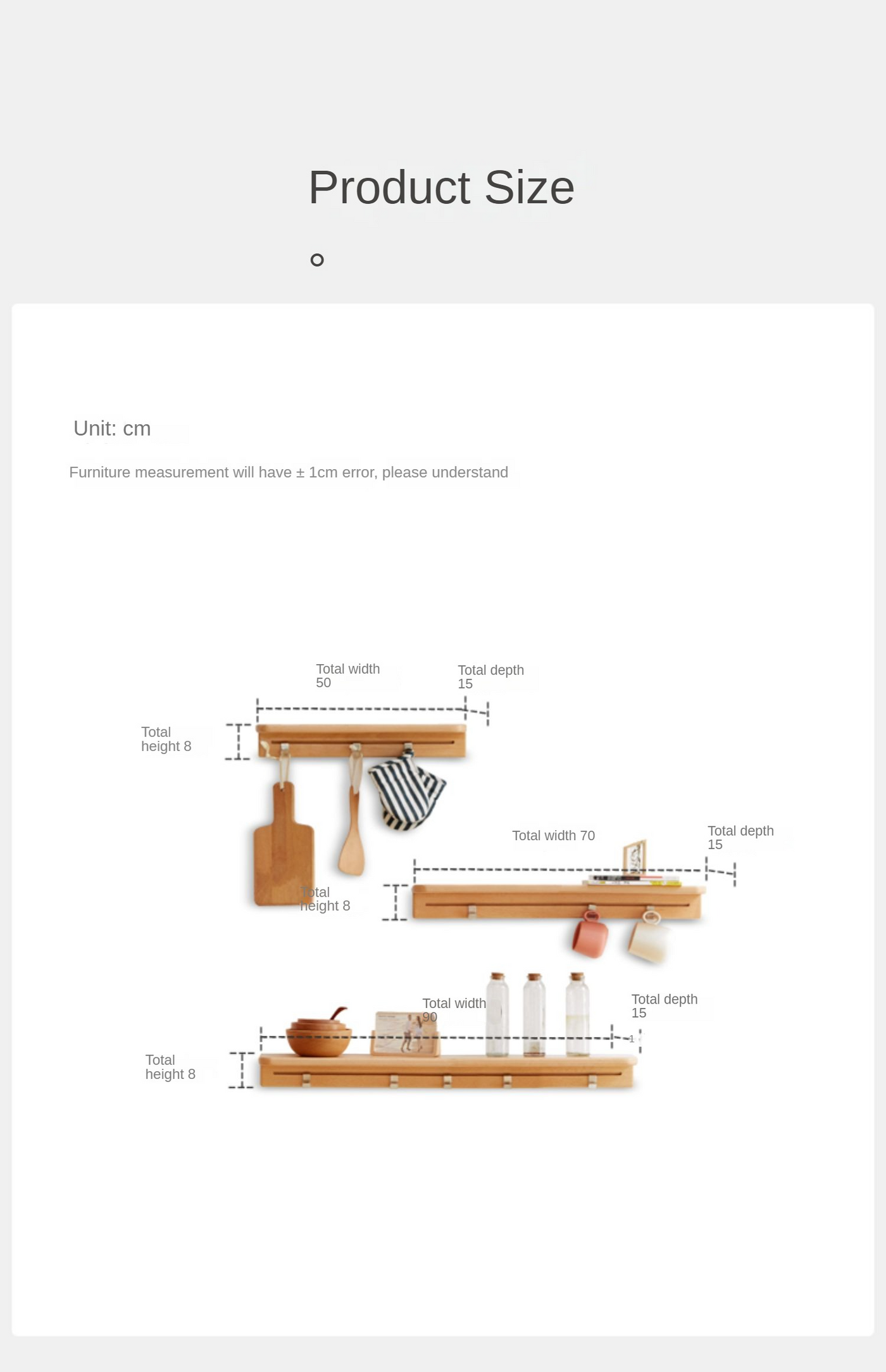 solid wood wall one-word shelf wall shelf with hook living room wood ...