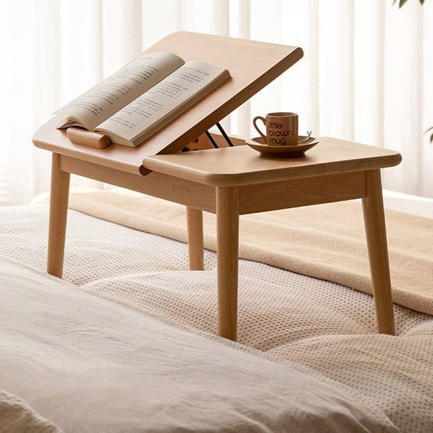 solid wood bay window table modern minimalist living room coffee table ...