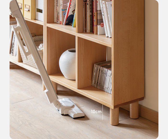 solid wood bookshelf living room display stand Nordic modern bookcase ...