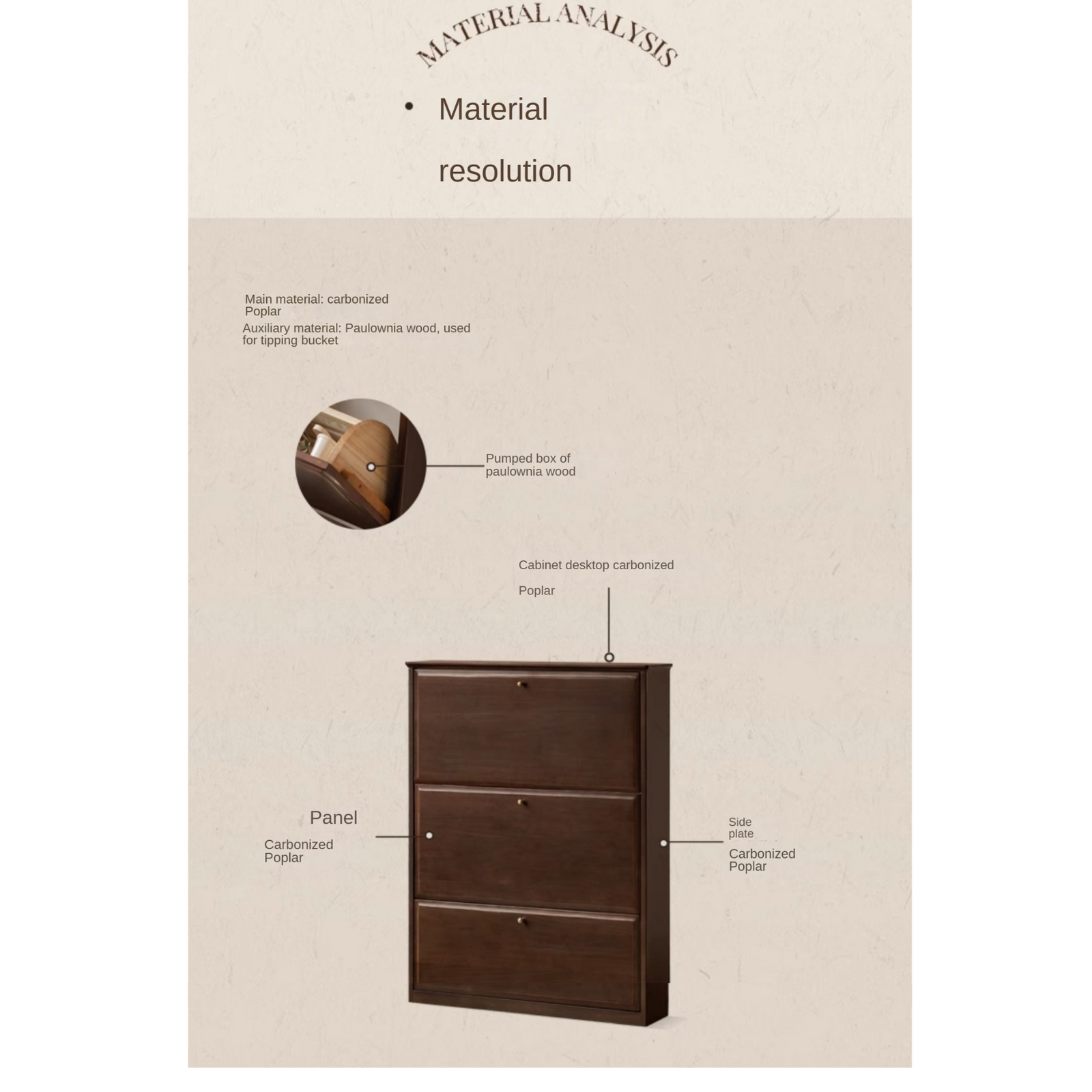 solid wood tipping shoe cabinet door entrance cabinet American retro ...