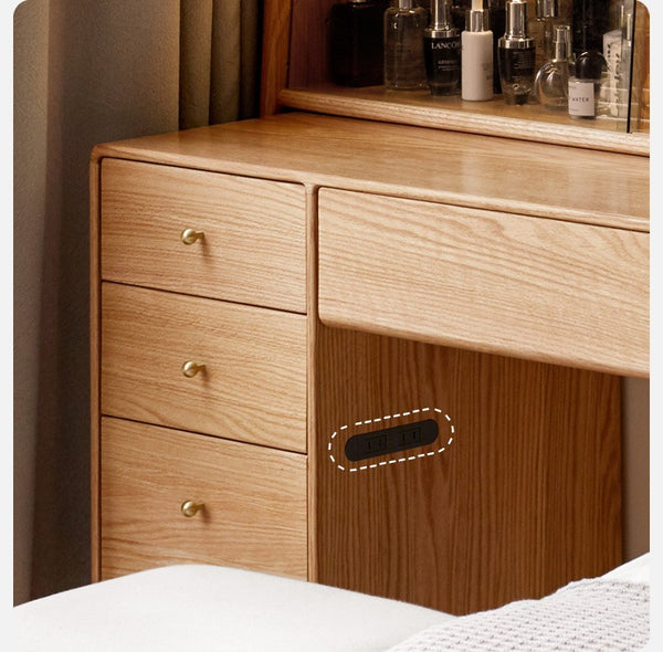 solid wood dresser modern minimalist atmosphere with lights on the ...
