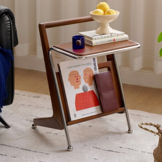 Solid Wood Side Table American Retro Corner Table Living Room Bauhaus ...