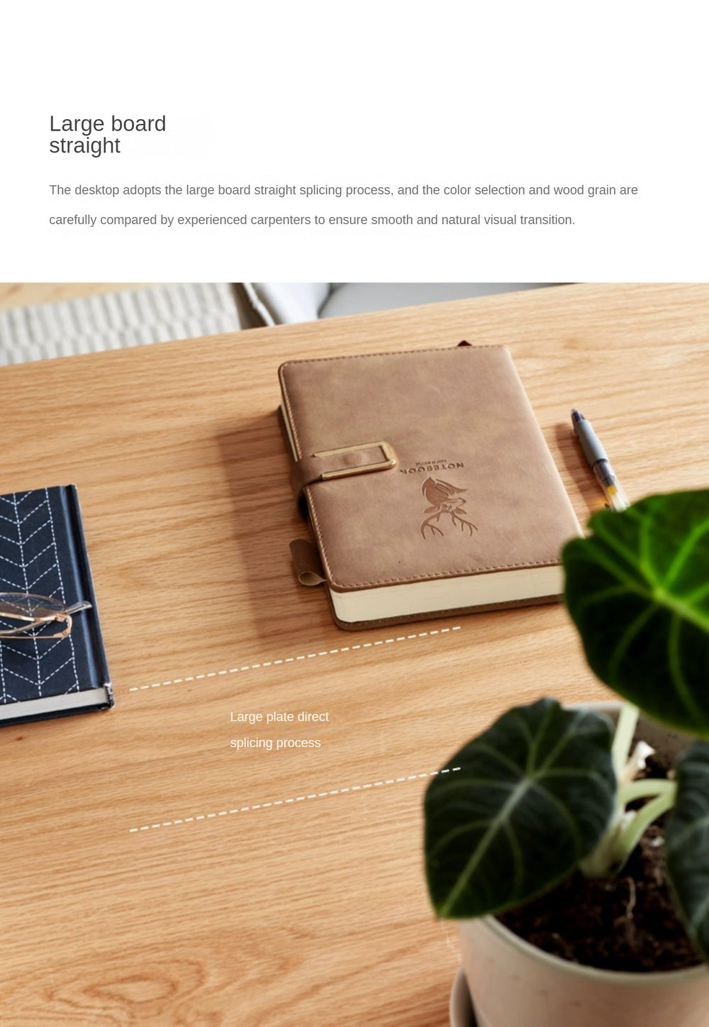 Long dinner table Oak solid wood"+