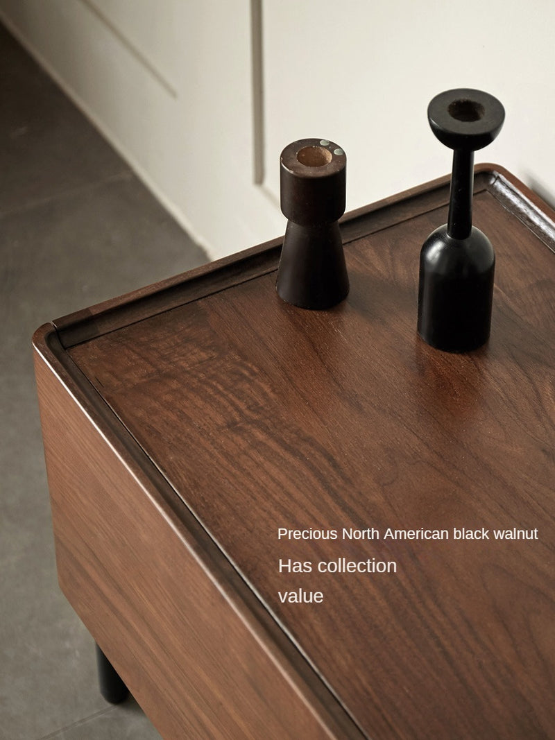 Black Walnut Solid Wood TV Stand.