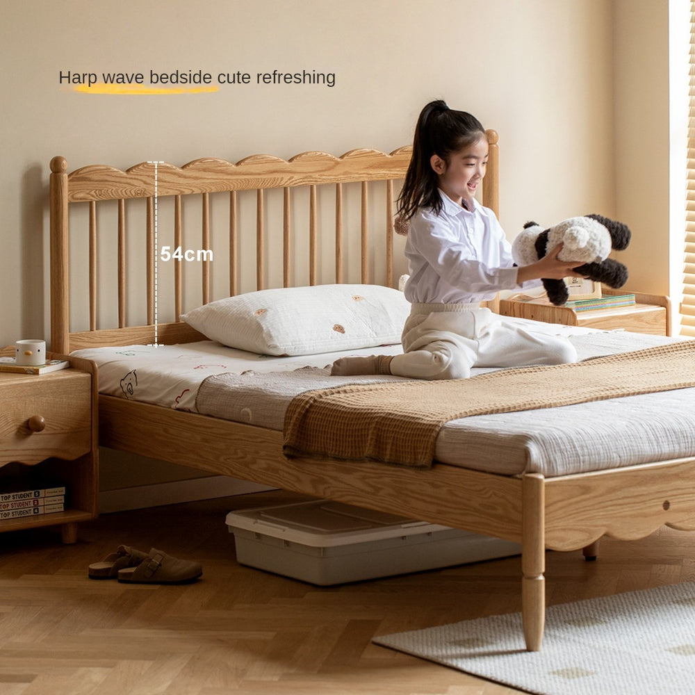 Children's Bed, Boy's Single Bed, Wood Bed, Youth Bedroom, Solid Wood ...
