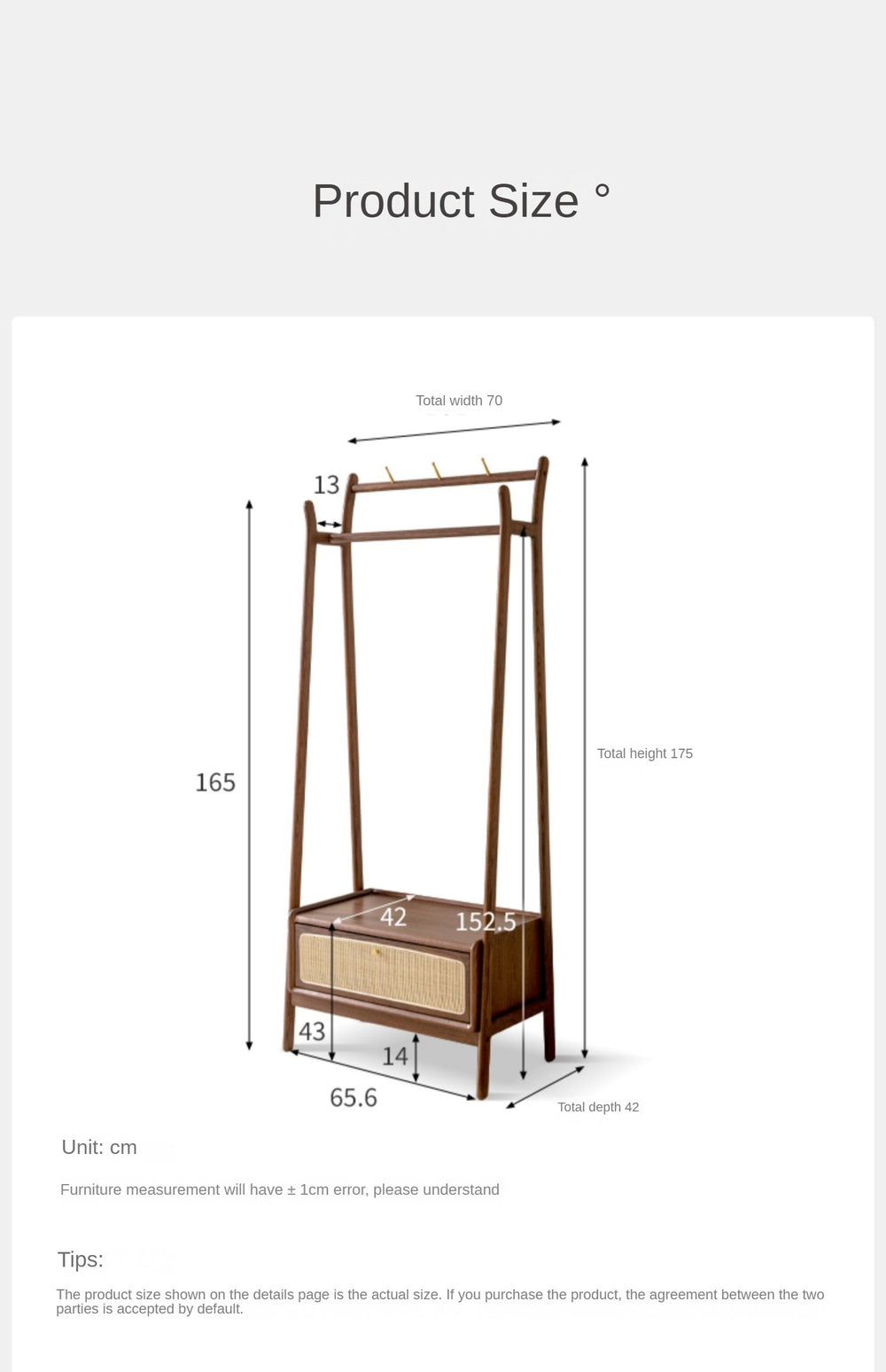 bedroom hanger floor simple rattan rack multi-functional coat rack ...