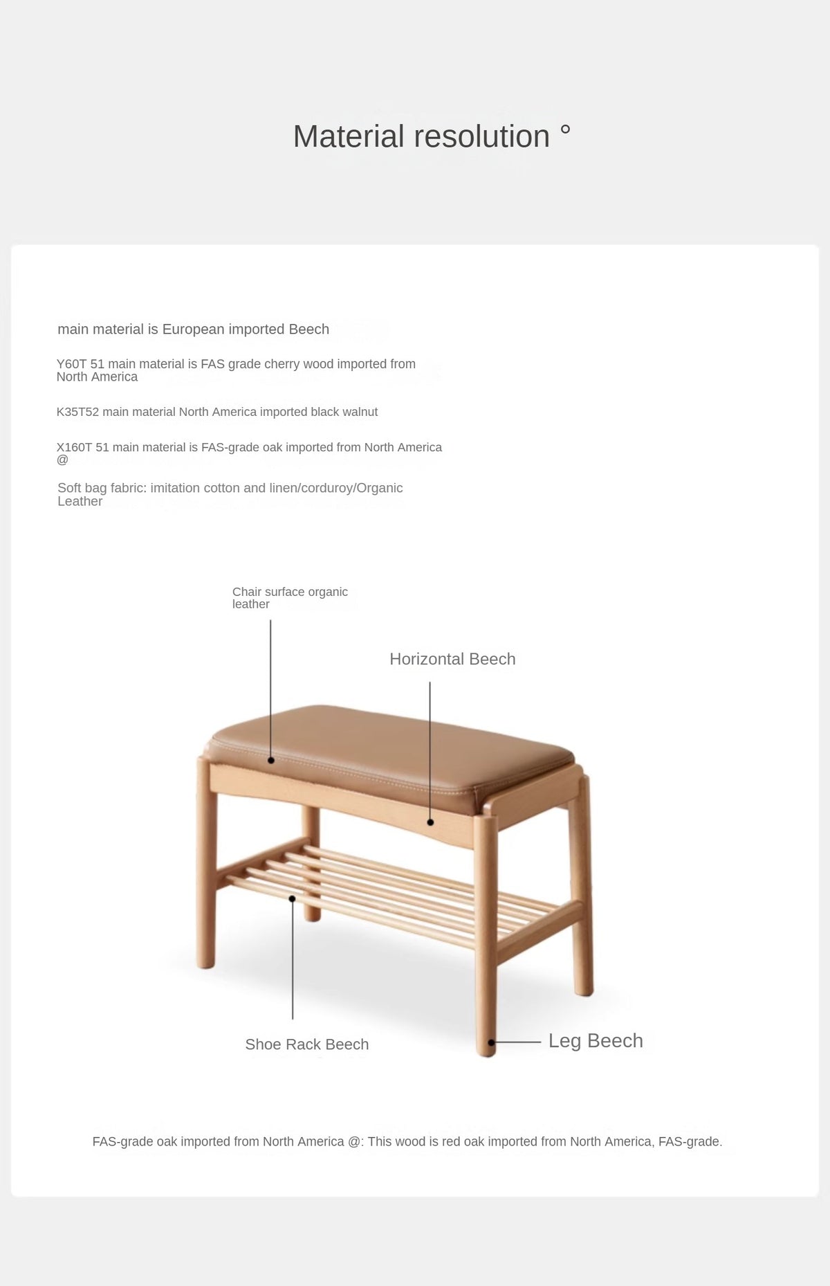 solid wood shoe changing stool simple European beech wood shoe stool ...