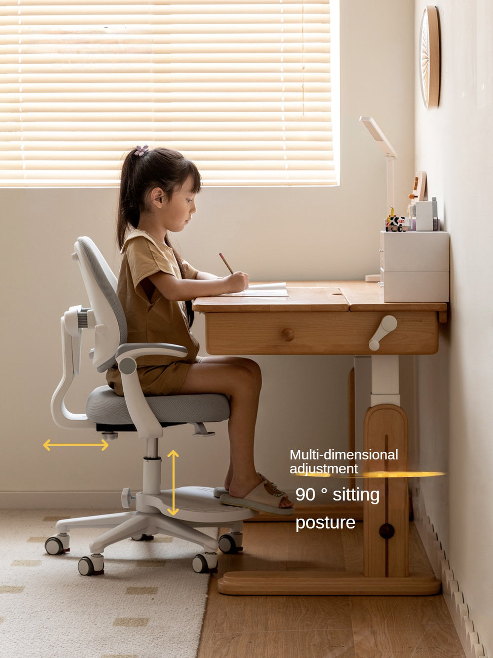 Children's Lift Learning Chair Sitting Posture Correction Chair Student ...