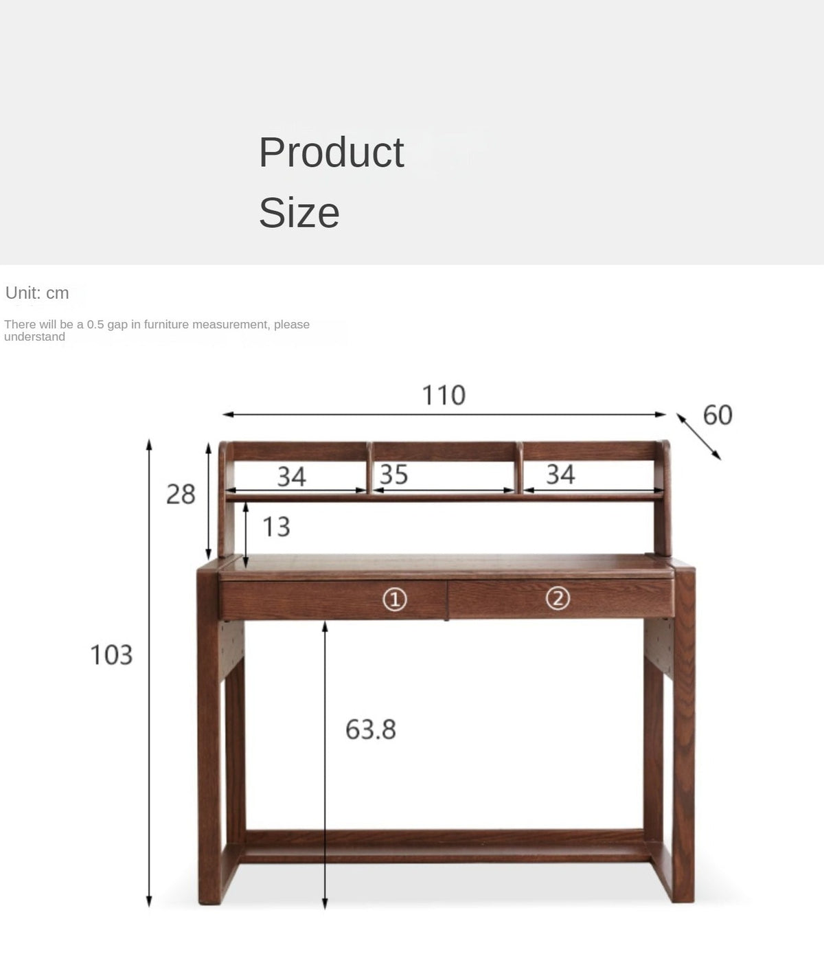 pure solid wood liftable desk modern simple combination desk oak study ...