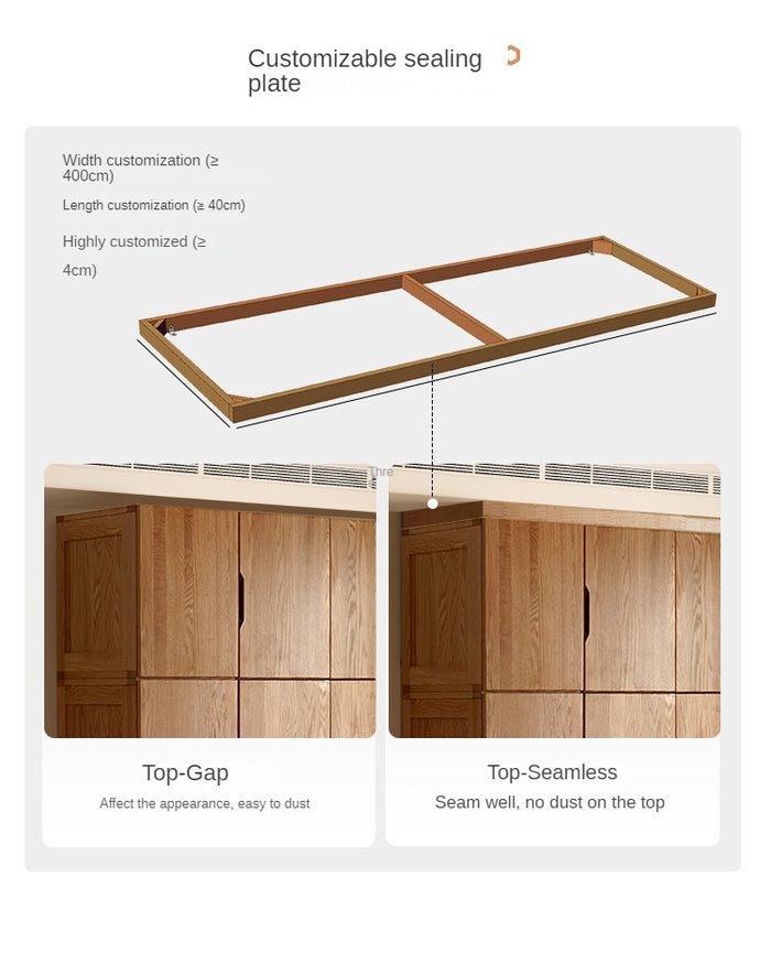 Oak solid wood Wardrobe