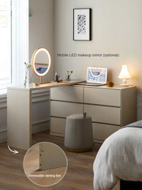 Poplar Solid Wood Vanity Table.