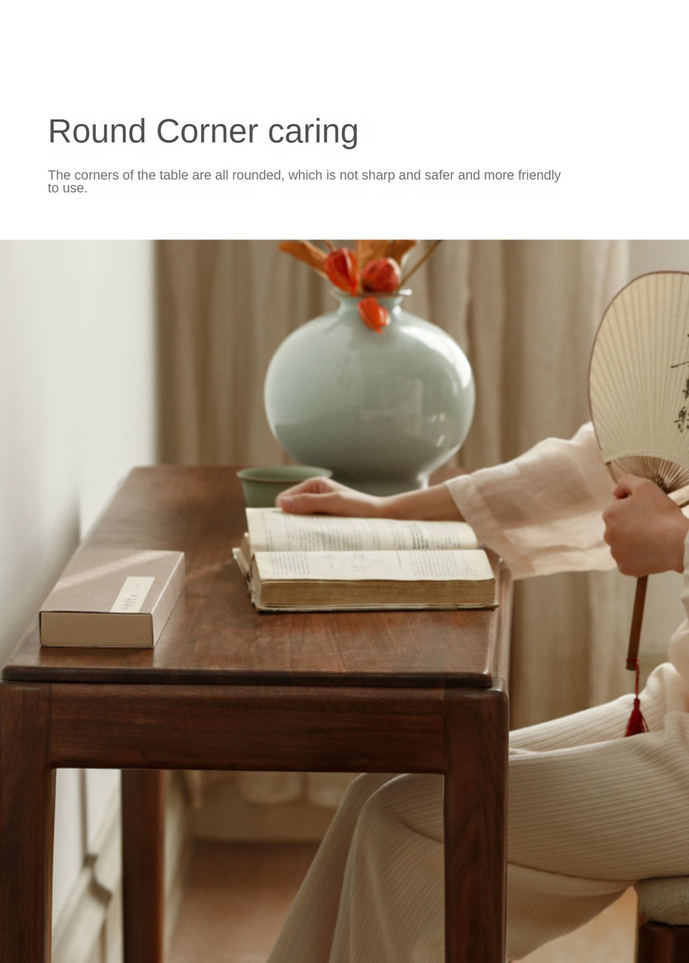 solid wood calligraphy table new Chinese style guqin table Chinese ...