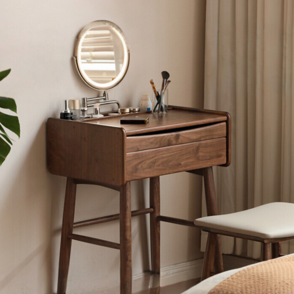 Black Walnut Solid Wood Dressing Table