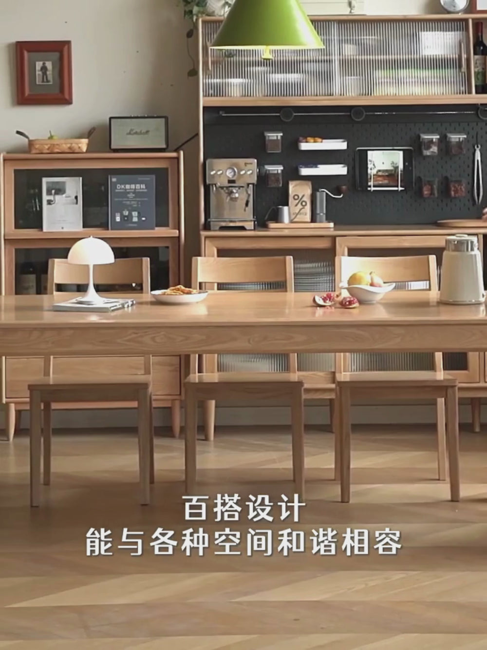 solid wood dining table and chair combination home dining table modern ...