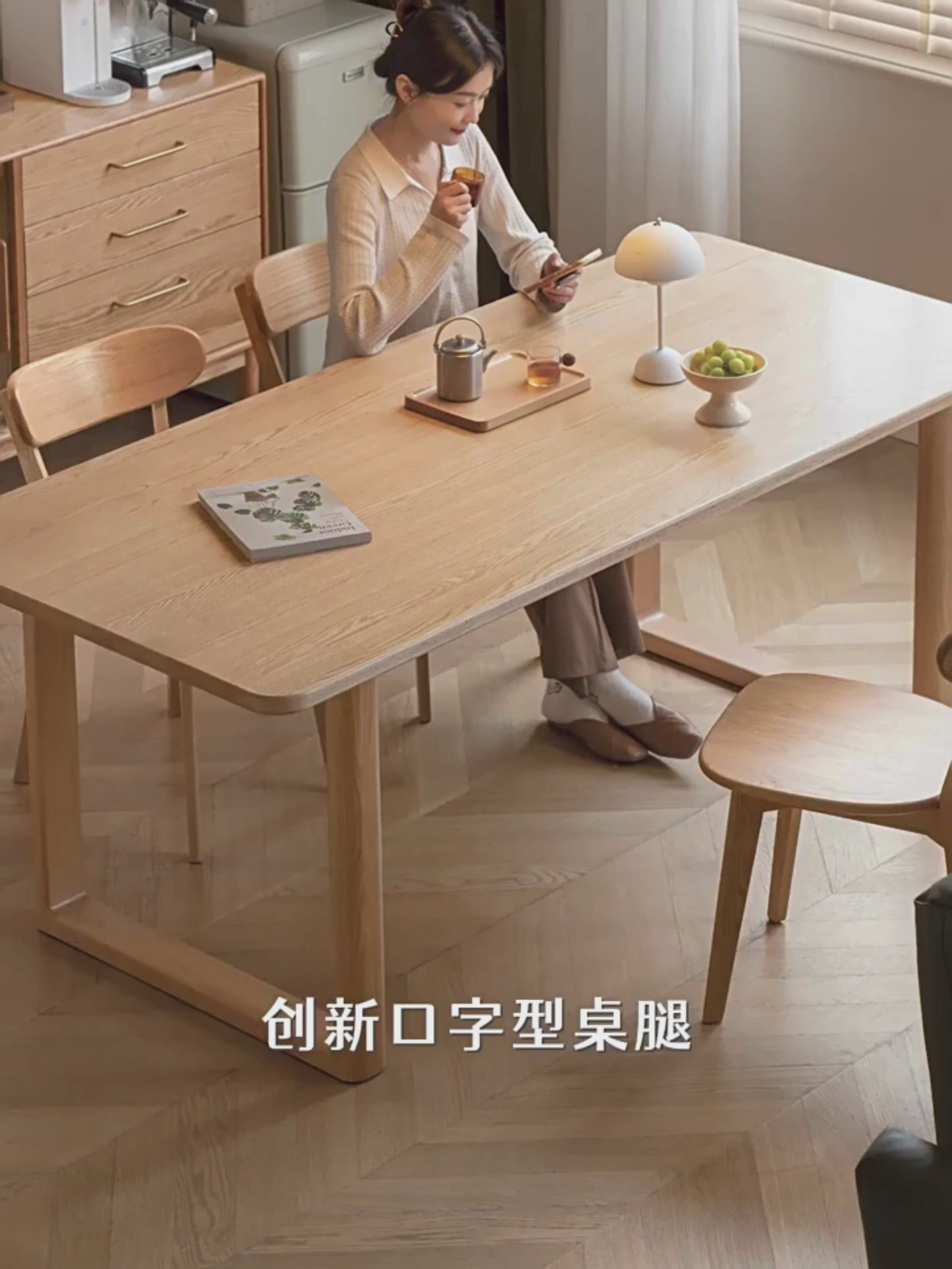 Solid wood large plate table restaurant dining table large size ...