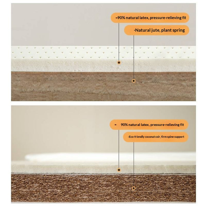 Children's Zero-Glue Mattress, Little Panda Design, Jute Spring Mattre