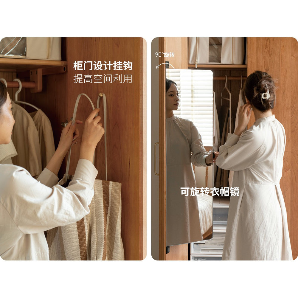 all solid wood wardrobe medieval cherry wood locker handle cabinet door ...