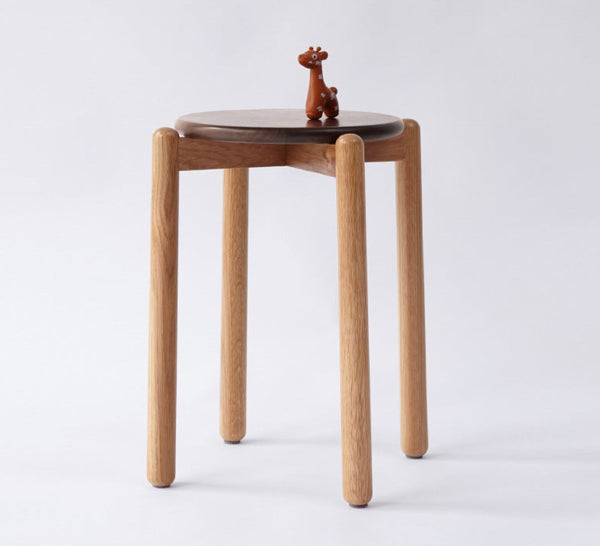 Stackable Small Stool solid wood-