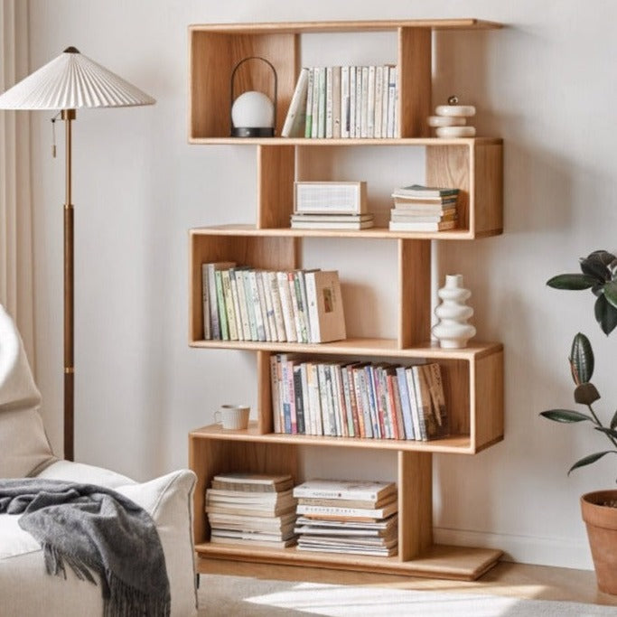 Decorative storage partition Oak solid wood"