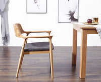 solid wood dining chair Ash Hiroshima chair leisure coffee chair desk ...