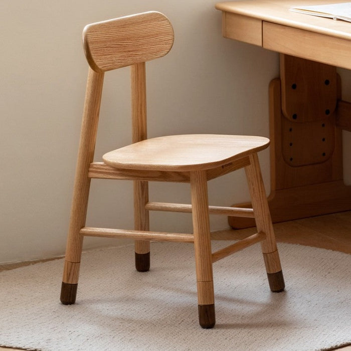 Oak, Beech, Birch Solid Wood Kids Chair Adjustable 3 Heights.