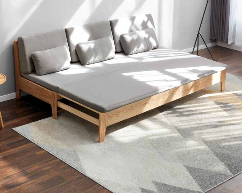 Sleeper sofa Oak solid wood