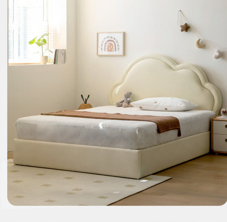 children's bed simple modern children's room soft bed small apartment ...